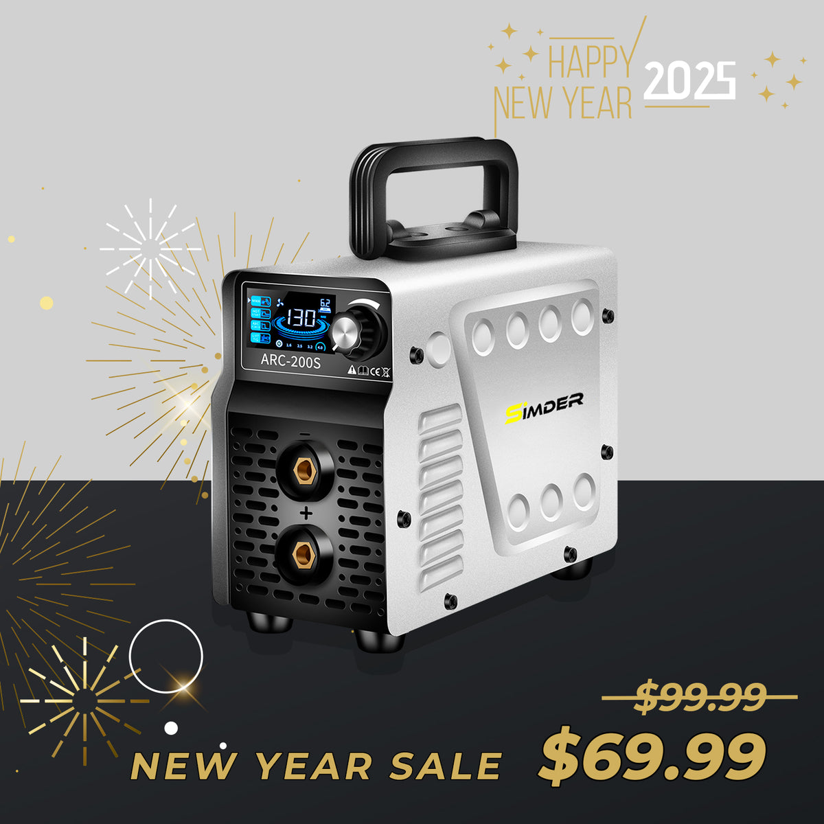 Saldatrice a elettrodo SSimder ARC-200S 110V/220V Saldatrice Tig 2 in 1 ...